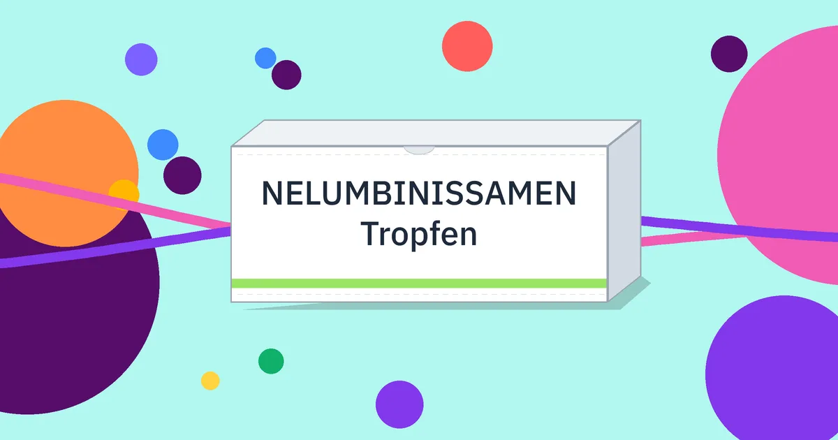 Symbolbild: Packung mit der Aufschrift NELUMBINISSAMEN Tropfen (PZN 12496101) – Verfügbarkeit und Bezug in Apotheken in Frankfurt am Main