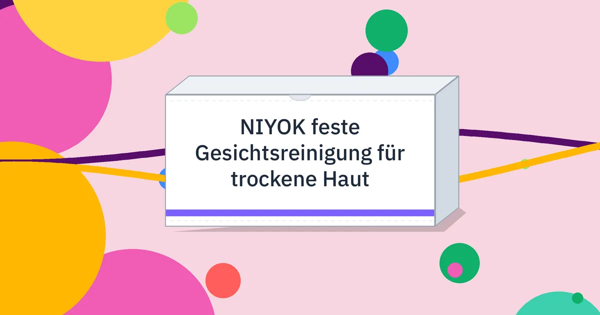 Symbolbild: Packung mit der Aufschrift NIYOK feste Gesichtsreinigung für trockene Haut (PZN 18836667) – Verfügbarkeit und Bezug in Apotheken in Frankfurt am Main