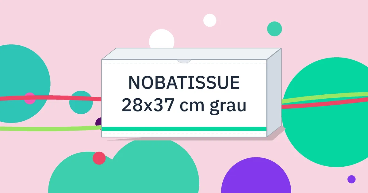 Symbolbild: Packung mit der Aufschrift NOBATISSUE 28x37 cm grau (PZN 06129597) – Verfügbarkeit und Bezug in Apotheken in Frankfurt am Main