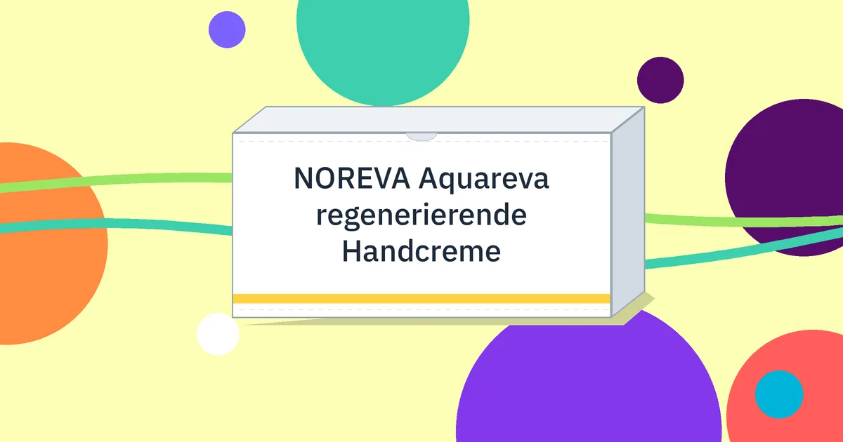 Symbolbild: Packung mit der Aufschrift NOREVA Aquareva regenerierende Handcreme (PZN 04712499) – Verfügbarkeit und Bezug in Apotheken in Frankfurt am Main