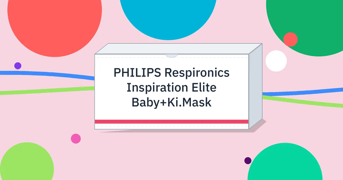 Symbolbild: Packung mit der Aufschrift PHILIPS Respironics Inspiration Elite Baby+Ki.Mask (PZN 01292430) – Verfügbarkeit und Bezug in Apotheken in Frankfurt am Main