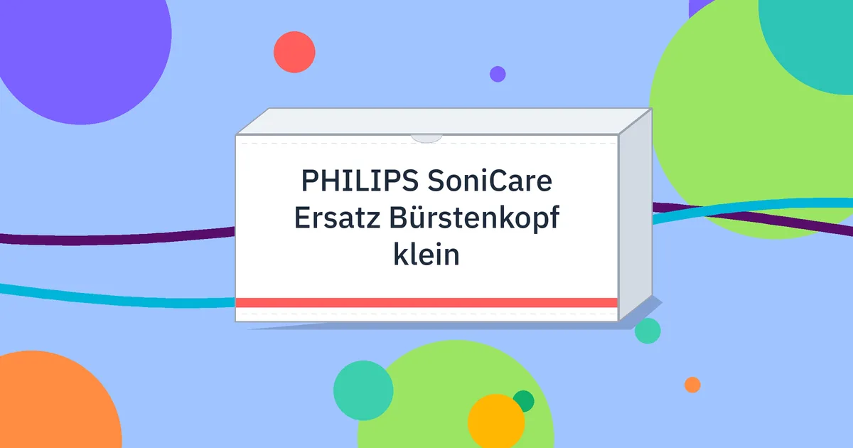 Symbolbild: Packung mit der Aufschrift PHILIPS SoniCare Ersatz Bürstenkopf klein (PZN 00702920) – Verfügbarkeit und Bezug in Apotheken in Frankfurt am Main