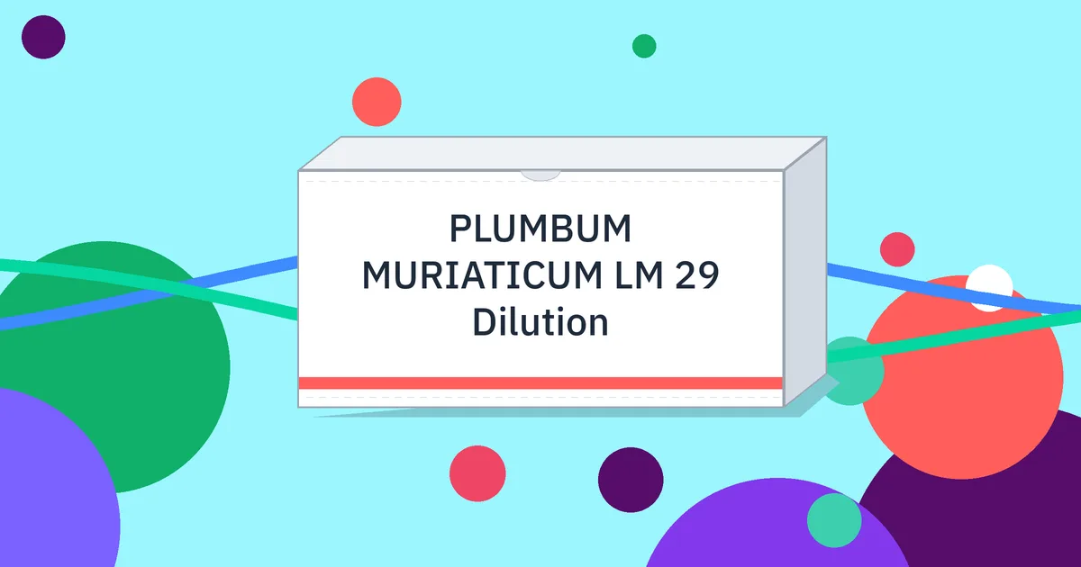 Symbolbild: Packung mit der Aufschrift PLUMBUM MURIATICUM LM 29 Dilution (PZN 13041785) – Verfügbarkeit und Bezug in Apotheken in Frankfurt am Main
