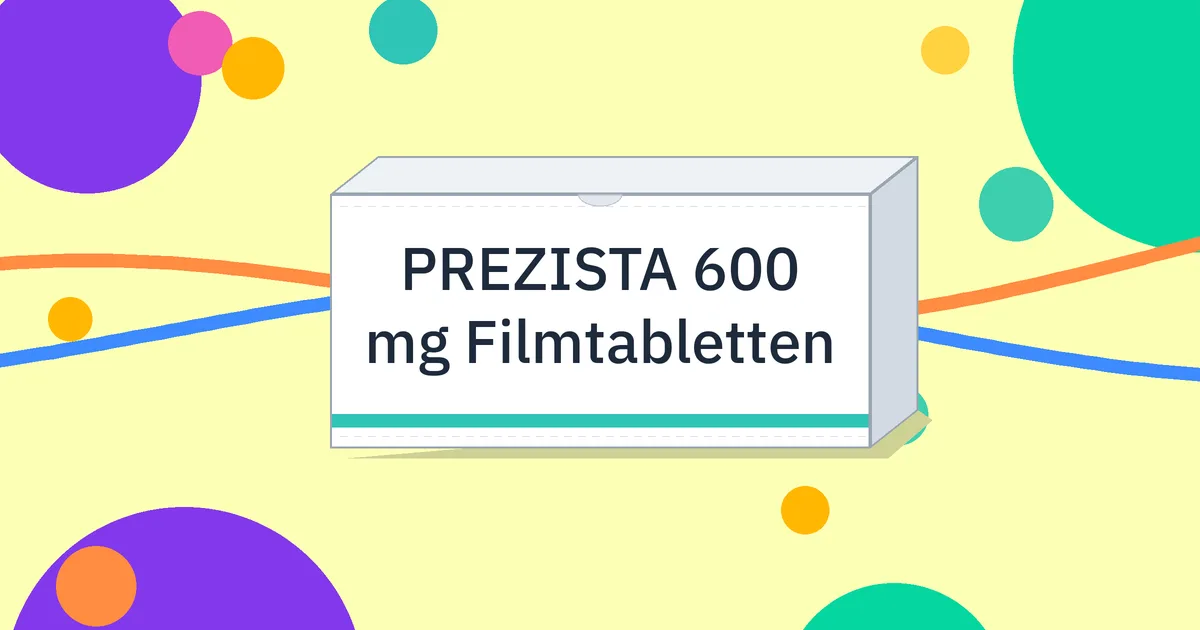 Symbolbild: Packung mit der Aufschrift PREZISTA 600 mg Filmtabletten (PZN 11077974) – Verfügbarkeit und Bezug in Apotheken in Frankfurt am Main