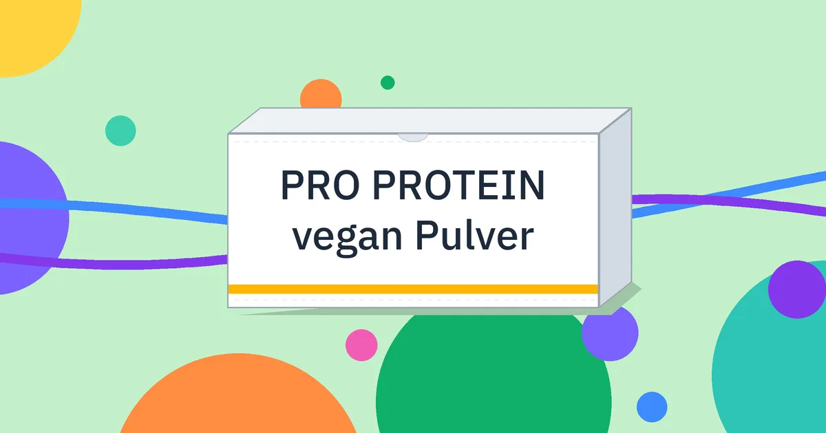 Symbolbild: Packung mit der Aufschrift PRO PROTEIN vegan Pulver (PZN 19968891) – Verfügbarkeit und Bezug in Apotheken in Frankfurt am Main