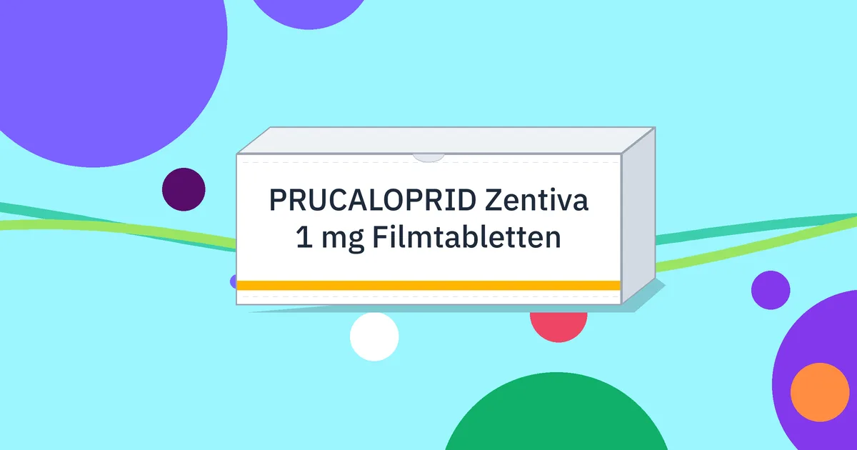 Symbolbild: Packung mit der Aufschrift PRUCALOPRID Zentiva 1 mg Filmtabletten (PZN 16942419) – Verfügbarkeit und Bezug in Apotheken in Frankfurt am Main