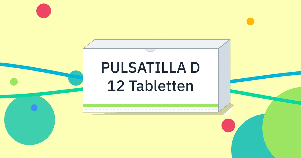 Symbolbild: Packung mit der Aufschrift PULSATILLA D 12 Tabletten (PZN 02104525) – Verfügbarkeit und Bezug in Apotheken in Frankfurt am Main