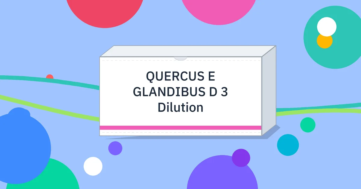 Symbolbild: Packung mit der Aufschrift QUERCUS E GLANDIBUS D 3 Dilution (PZN 16693436) – Verfügbarkeit und Bezug in Apotheken in Frankfurt am Main