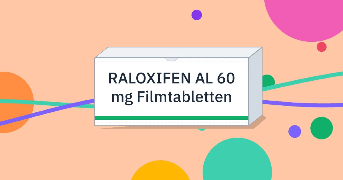 Symbolbild: Packung mit der Aufschrift RALOXIFEN AL 60 mg Filmtabletten (PZN 04084353) – Verfügbarkeit und Bezug in Apotheken in Frankfurt am Main