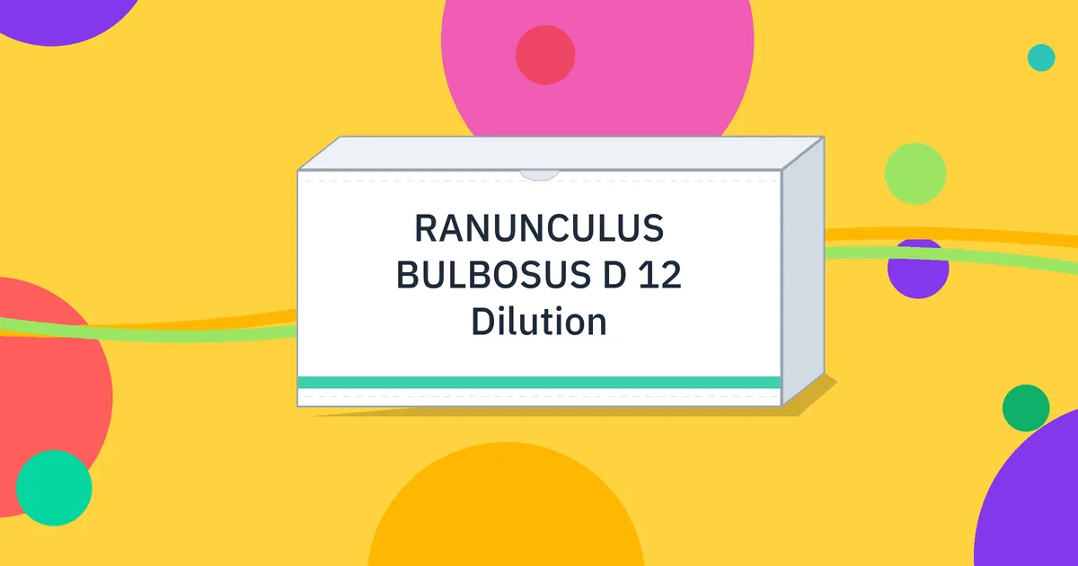 Symbolbild: Packung mit der Aufschrift RANUNCULUS BULBOSUS D 12 Dilution (PZN 04233801) – Verfügbarkeit und Bezug in Apotheken in Frankfurt am Main