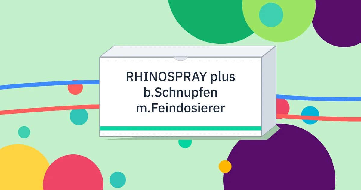 Symbolbild: Packung mit der Aufschrift RHINOSPRAY plus b.Schnupfen m.Feindosierer (PZN 07610138) – Verfügbarkeit und Bezug in Apotheken in Frankfurt am Main