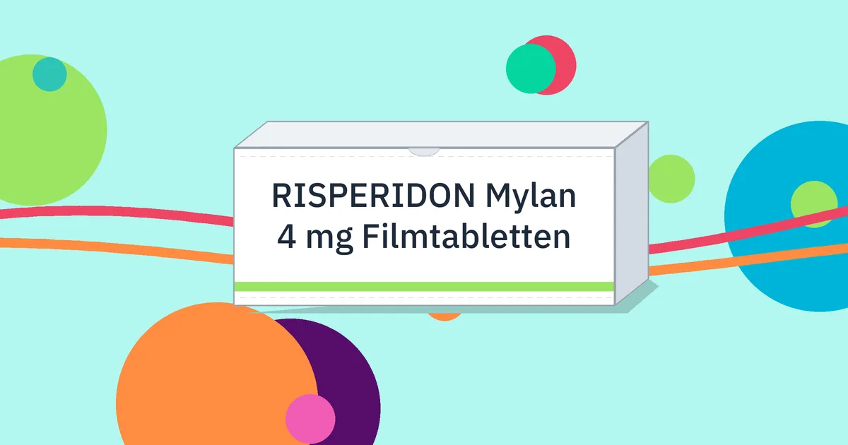 Symbolbild: Packung mit der Aufschrift RISPERIDON Mylan 4 mg Filmtabletten (PZN 07621946) – Verfügbarkeit und Bezug in Apotheken in Frankfurt am Main