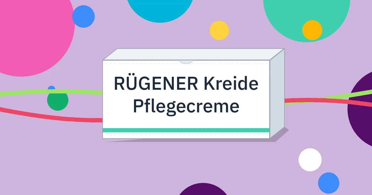 Symbolbild: Packung mit der Aufschrift RÜGENER Kreide Pflegecreme (PZN 18854808) – Verfügbarkeit und Bezug in Apotheken in Frankfurt am Main