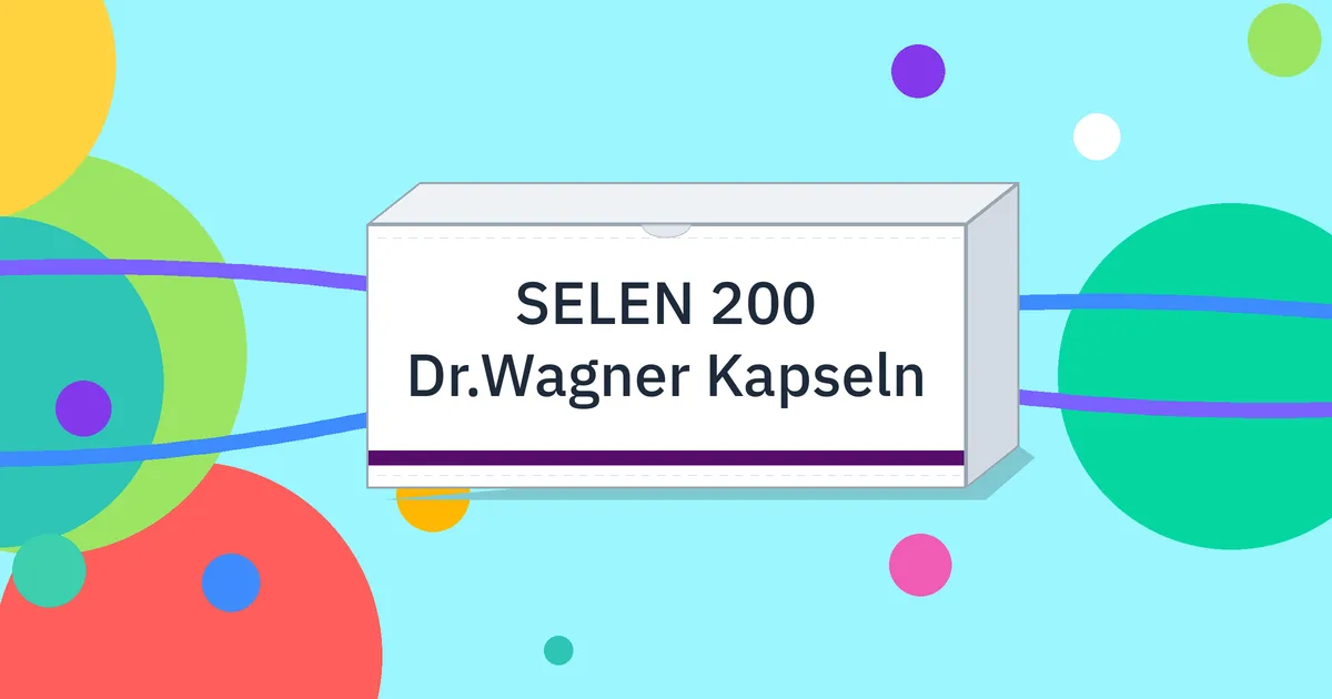 Symbolbild: Packung mit der Aufschrift SELEN 200 Dr.Wagner Kapseln (PZN 11140879) – Verfügbarkeit und Bezug in Apotheken in Frankfurt am Main