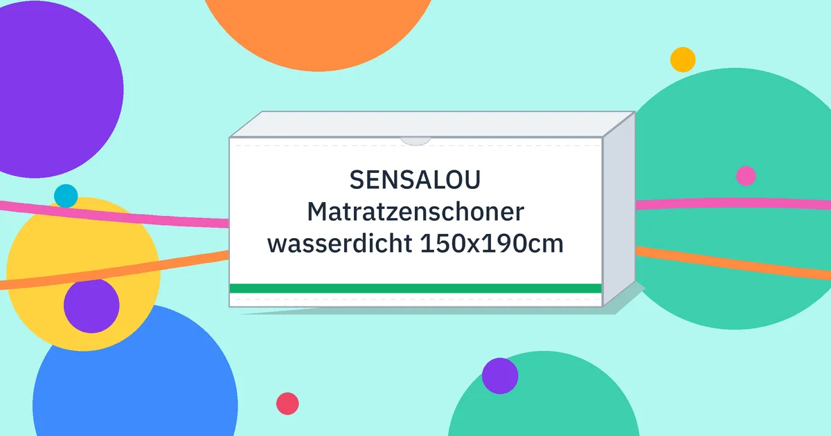 Symbolbild: Packung mit der Aufschrift SENSALOU Matratzenschoner wasserdicht 150x190cm (PZN 20740242) – Verfügbarkeit und Bezug in Apotheken in Frankfurt am Main