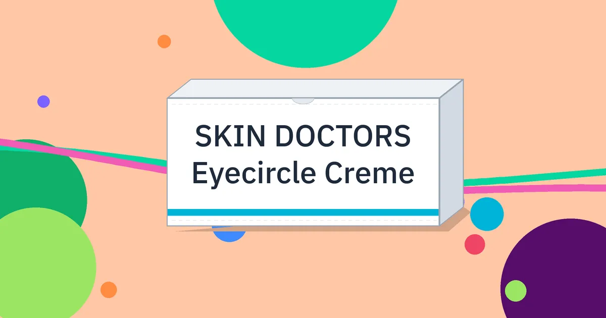 Symbolbild: Packung mit der Aufschrift SKIN DOCTORS Eyecircle Creme (PZN 09087913) – Verfügbarkeit und Bezug in Apotheken in Frankfurt am Main