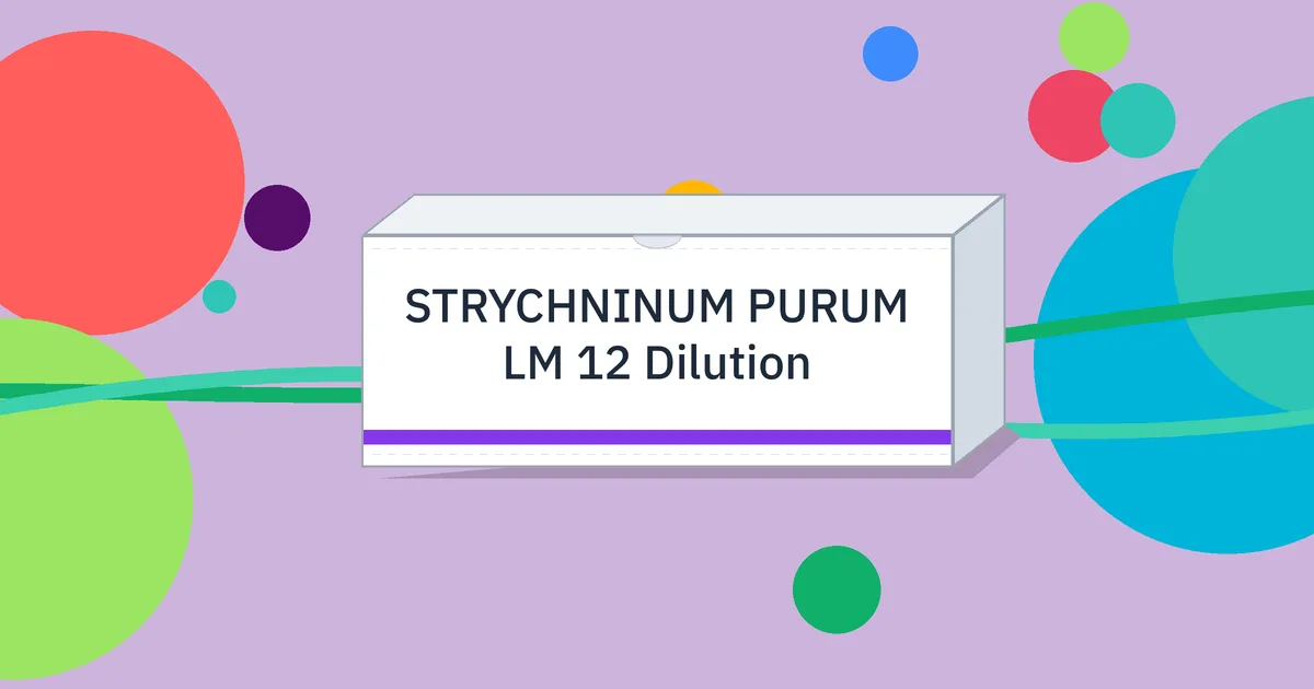 Symbolbild: Packung mit der Aufschrift STRYCHNINUM PURUM LM 12 Dilution (PZN 13207642) – Verfügbarkeit und Bezug in Apotheken in Frankfurt am Main