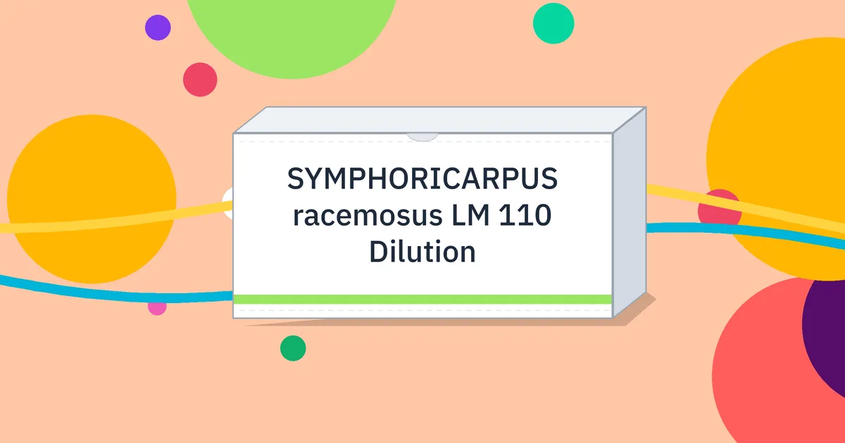 Symbolbild: Packung mit der Aufschrift SYMPHORICARPUS racemosus LM 110 Dilution (PZN 13211566) – Verfügbarkeit und Bezug in Apotheken in Frankfurt am Main