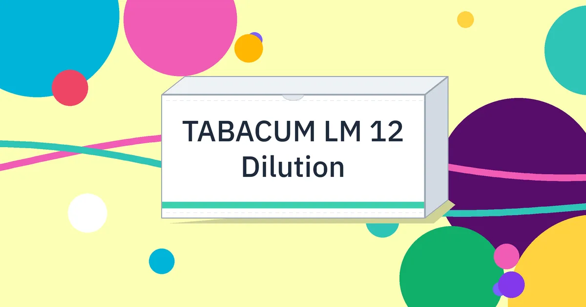 Symbolbild: Packung mit der Aufschrift TABACUM LM 12 Dilution (PZN 02604133) – Verfügbarkeit und Bezug in Apotheken in Frankfurt am Main