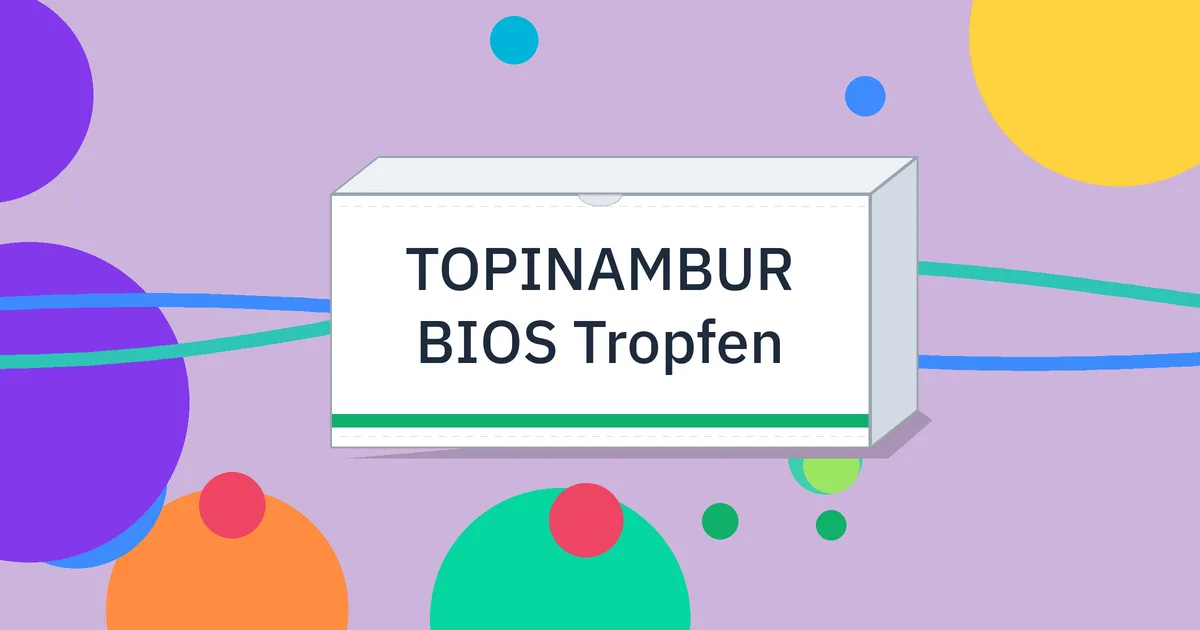 Symbolbild: Packung mit der Aufschrift TOPINAMBUR BIOS Tropfen (PZN 02328029) – Verfügbarkeit und Bezug in Apotheken in Frankfurt am Main