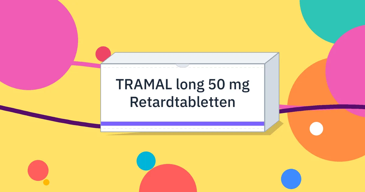 Symbolbild: Packung mit der Aufschrift TRAMAL long 50 mg Retardtabletten (PZN 00698383) – Verfügbarkeit und Bezug in Apotheken in Frankfurt am Main