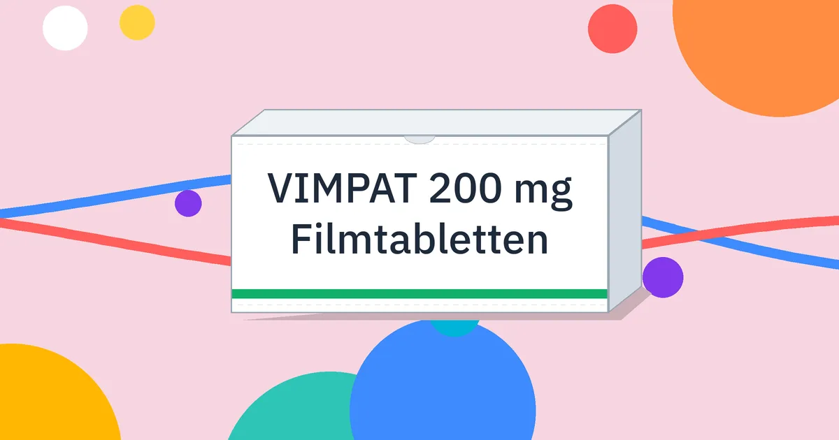 Symbolbild: Packung mit der Aufschrift VIMPAT 200 mg Filmtabletten (PZN 16567677) – Verfügbarkeit und Bezug in Apotheken in Frankfurt am Main
