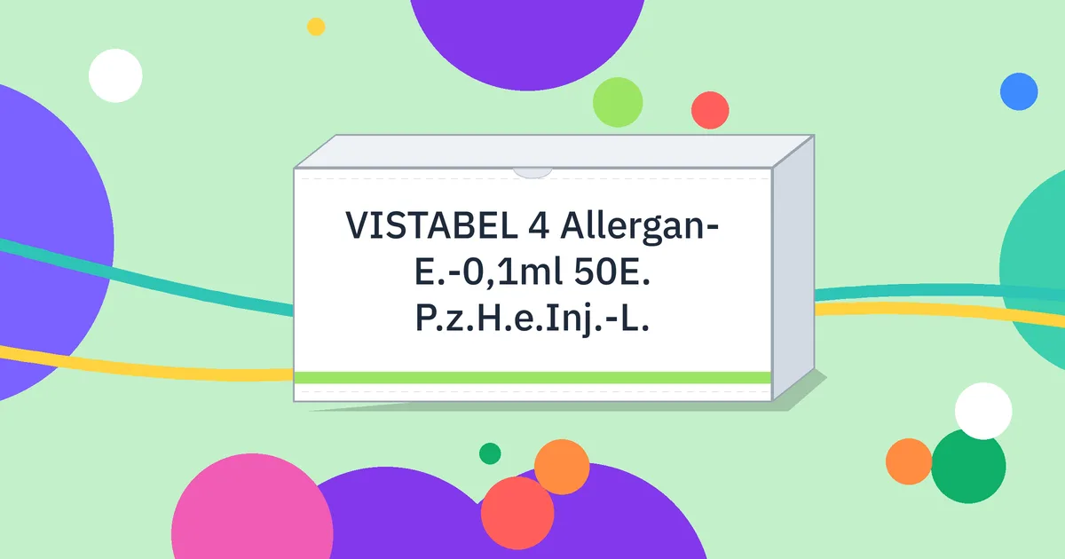 Symbolbild: Packung mit der Aufschrift VISTABEL 4 Allergan-E.-0,1ml 50E. P.z.H.e.Inj.-L. (PZN 06475833) – Verfügbarkeit und Bezug in Apotheken in Frankfurt am Main