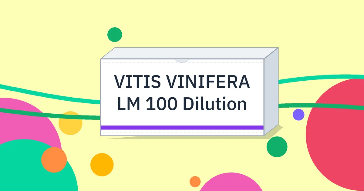 Symbolbild: Packung mit der Aufschrift VITIS VINIFERA LM 100 Dilution (PZN 13280254) – Verfügbarkeit und Bezug in Apotheken in Frankfurt am Main