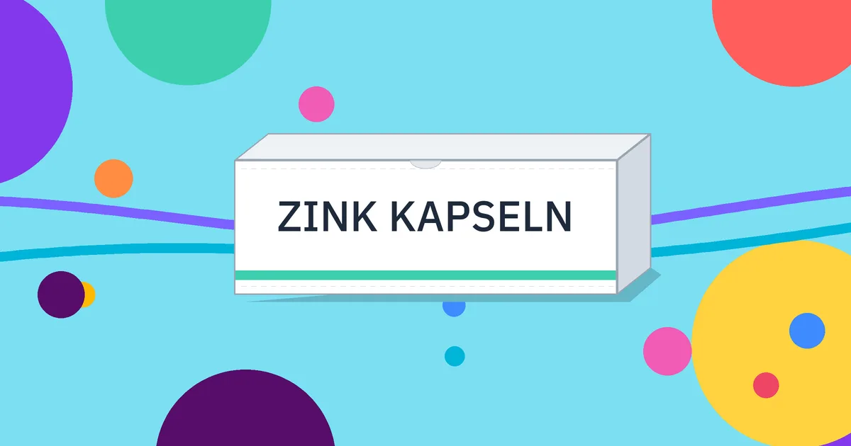 Symbolbild: Packung mit der Aufschrift ZINK KAPSELN (PZN 05383023) – Verfügbarkeit und Bezug in Apotheken in Frankfurt am Main