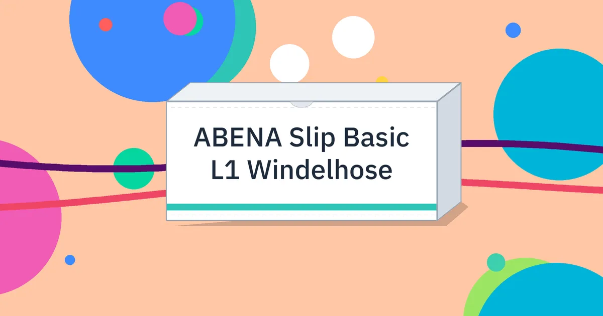 Symbolbild: Packung mit der Aufschrift ABENA Slip Basic L1 Windelhose (PZN 19227367) – Verfügbarkeit und Bezug in Apotheken in Frankfurt am Main
