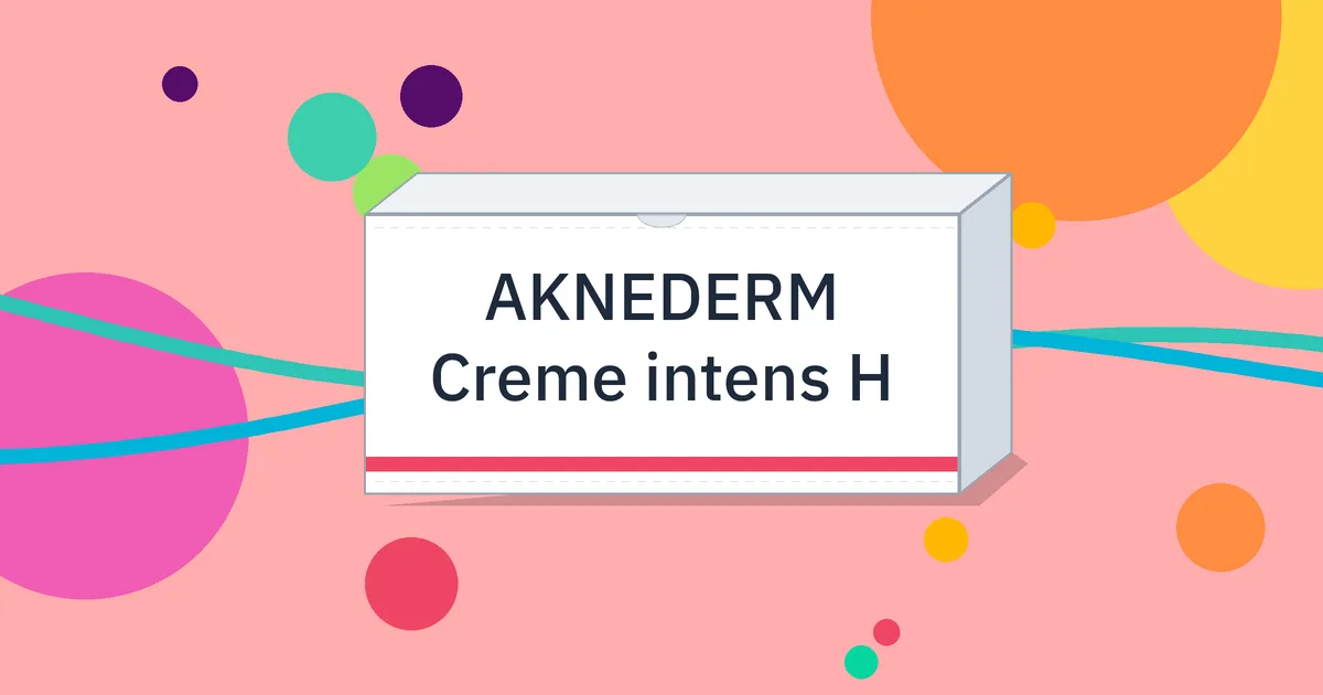 Symbolbild: Packung mit der Aufschrift AKNEDERM Creme intens H (PZN 19297793) – Verfügbarkeit und Bezug in Apotheken in Frankfurt am Main