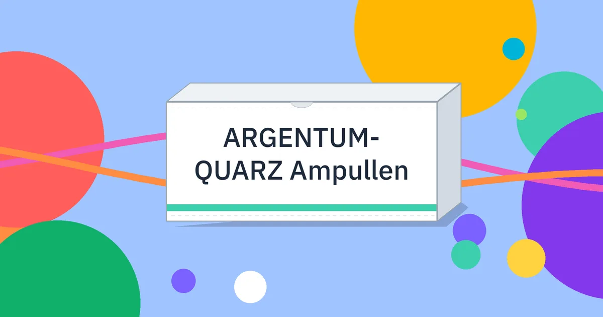 Symbolbild: Packung mit der Aufschrift ARGENTUM-QUARZ Ampullen (PZN 01750654) – Verfügbarkeit und Bezug in Apotheken in Frankfurt am Main