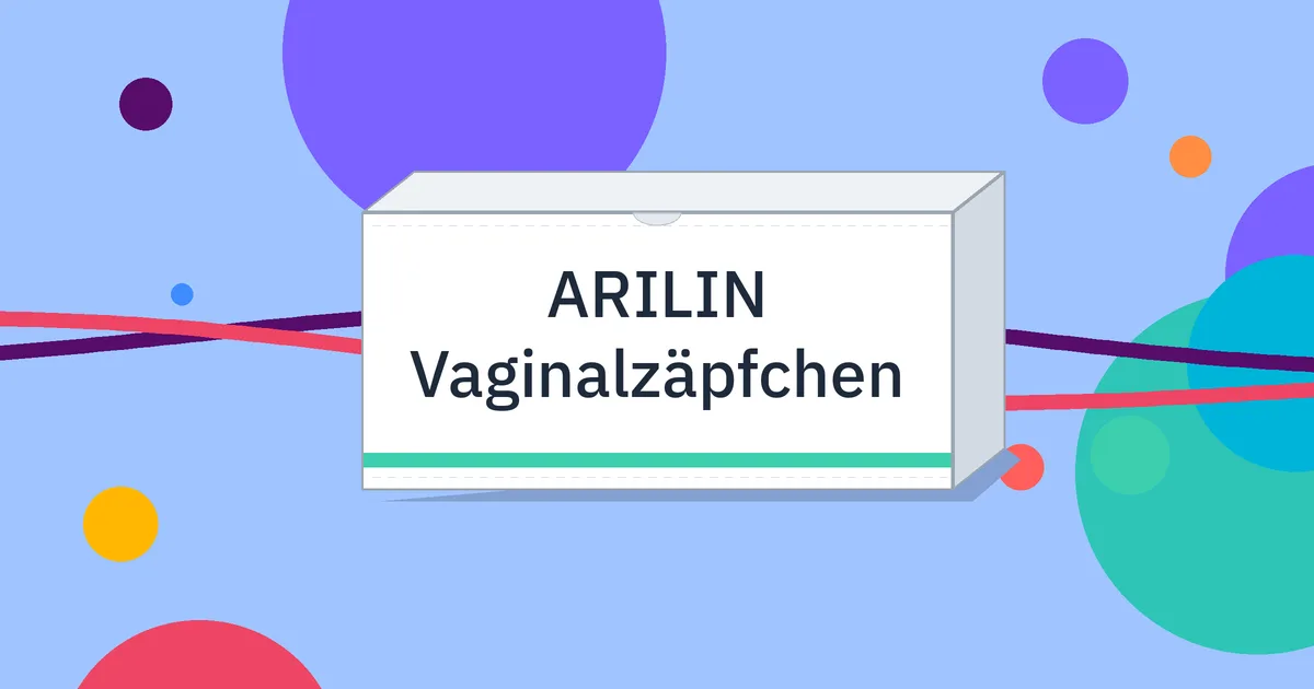 Symbolbild: Packung mit der Aufschrift ARILIN Vaginalzäpfchen (PZN 02240783) – Verfügbarkeit und Bezug in Apotheken in Frankfurt am Main