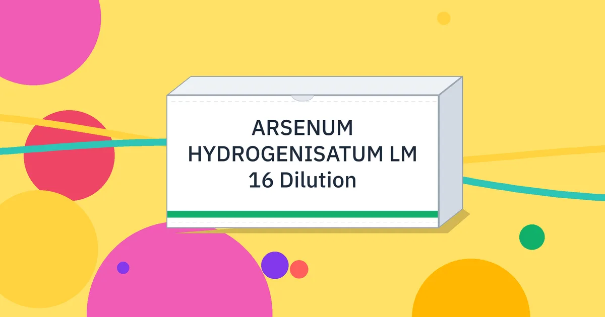 Symbolbild: Packung mit der Aufschrift ARSENUM HYDROGENISATUM LM 16 Dilution (PZN 12778489) – Verfügbarkeit und Bezug in Apotheken in Frankfurt am Main