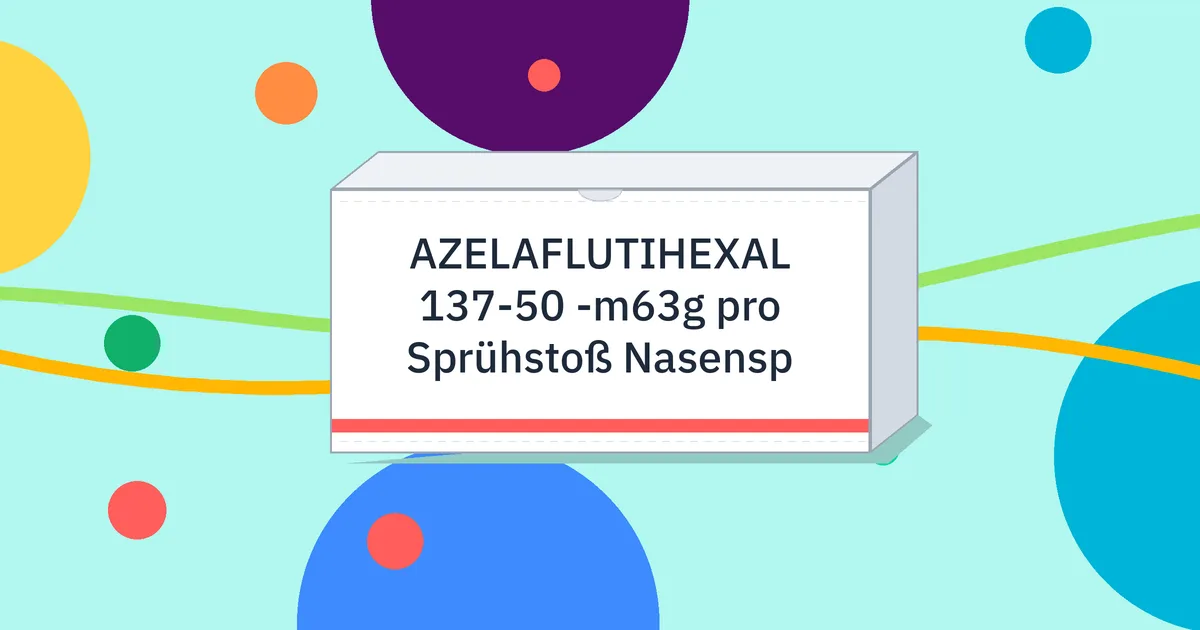 Symbolbild: Packung mit der Aufschrift AZELAFLUTIHEXAL 137-50 -m63g pro Sprühstoß Nasensp (PZN 18163990) – Verfügbarkeit und Bezug in Apotheken in Frankfurt am Main