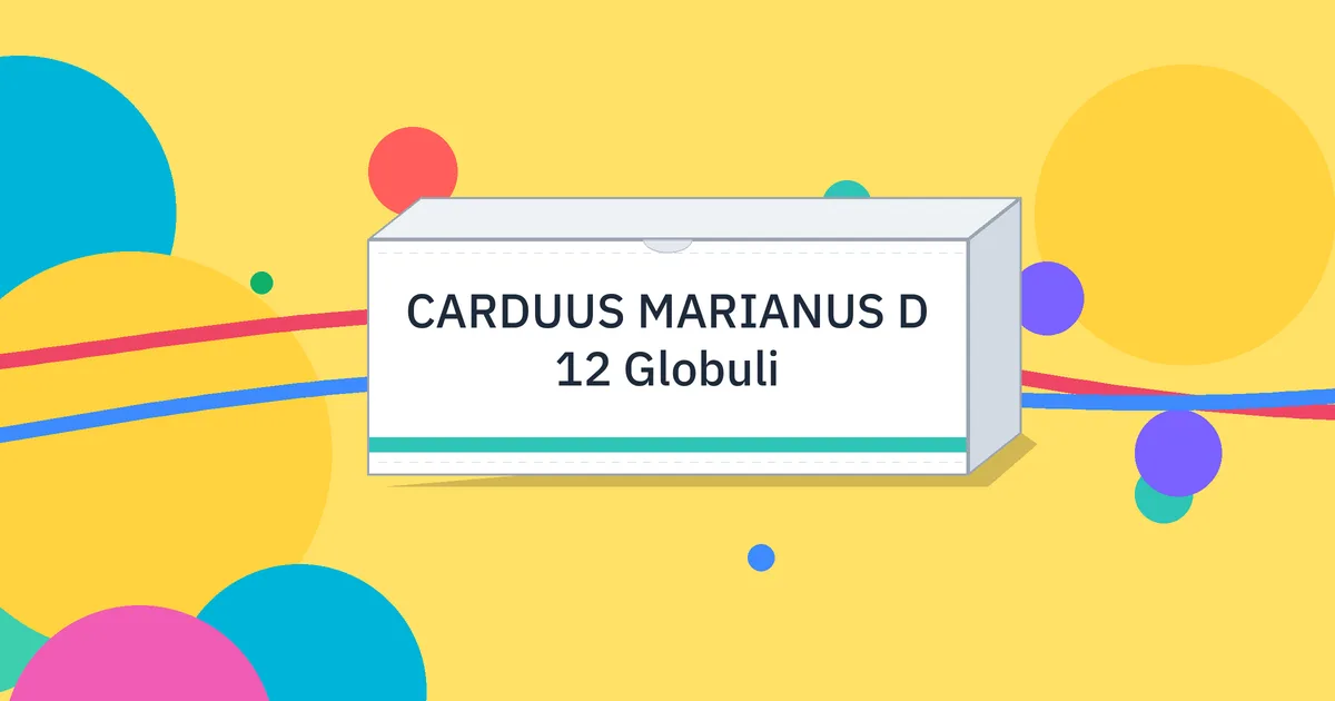 Symbolbild: Packung mit der Aufschrift CARDUUS MARIANUS D 12 Globuli (PZN 02895998) – Verfügbarkeit und Bezug in Apotheken in Frankfurt am Main