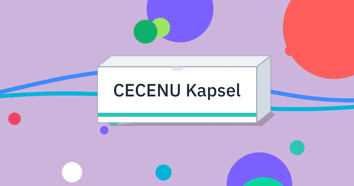 Symbolbild: Packung mit der Aufschrift CECENU Kapsel (PZN 08768798) – Verfügbarkeit und Bezug in Apotheken in Frankfurt am Main