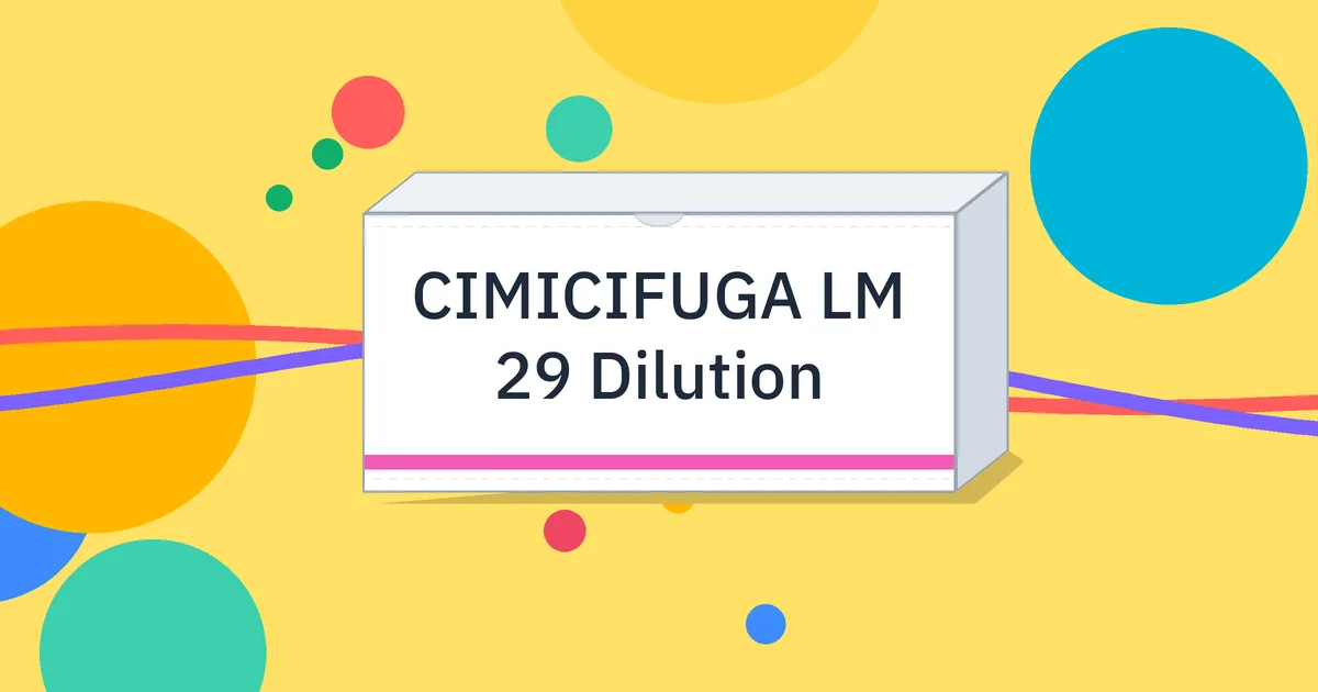 Symbolbild: Packung mit der Aufschrift CIMICIFUGA LM 29 Dilution (PZN 12819283) – Verfügbarkeit und Bezug in Apotheken in Frankfurt am Main