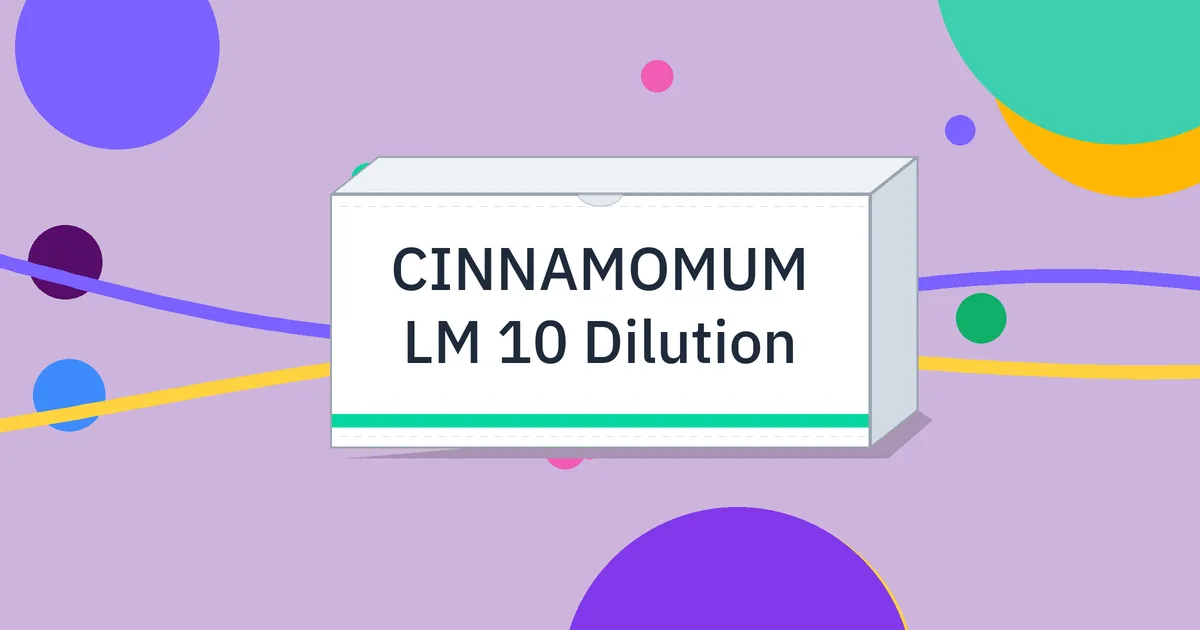 Symbolbild: Packung mit der Aufschrift CINNAMOMUM LM 10 Dilution (PZN 12820814) – Verfügbarkeit und Bezug in Apotheken in Frankfurt am Main