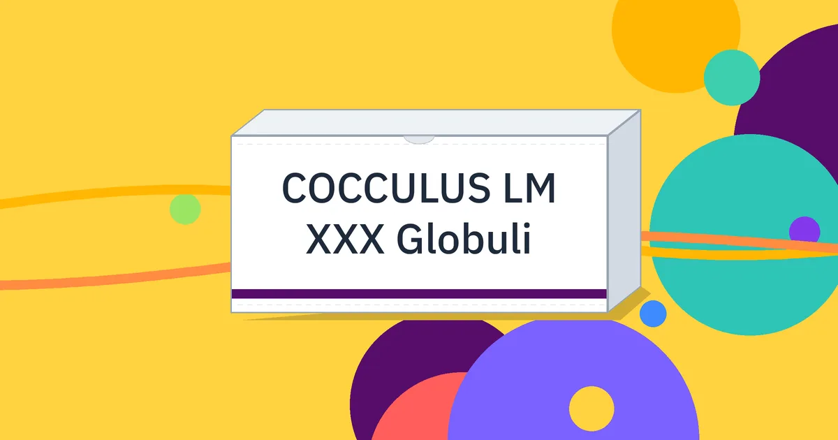 Symbolbild: Packung mit der Aufschrift COCCULUS LM XXX Globuli (PZN 02677439) – Verfügbarkeit und Bezug in Apotheken in Frankfurt am Main