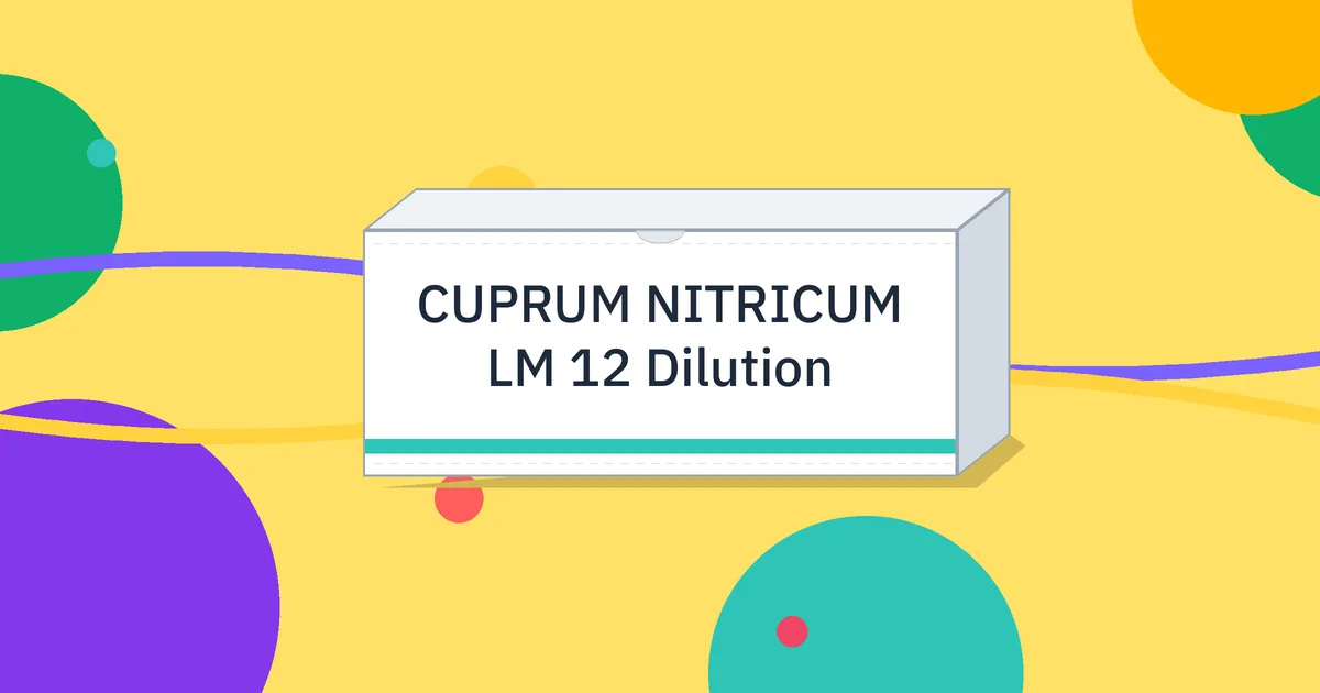 Symbolbild: Packung mit der Aufschrift CUPRUM NITRICUM LM 12 Dilution (PZN 12838582) – Verfügbarkeit und Bezug in Apotheken in Frankfurt am Main