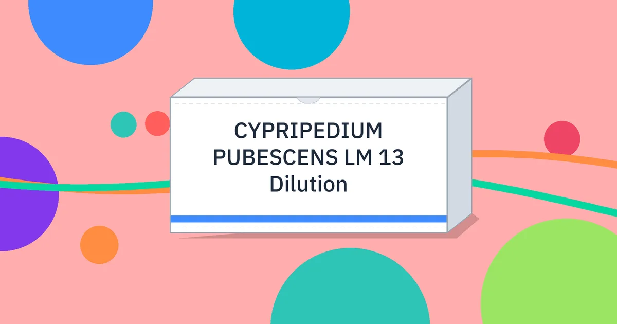 Symbolbild: Packung mit der Aufschrift CYPRIPEDIUM PUBESCENS LM 13 Dilution (PZN 13460074) – Verfügbarkeit und Bezug in Apotheken in Frankfurt am Main