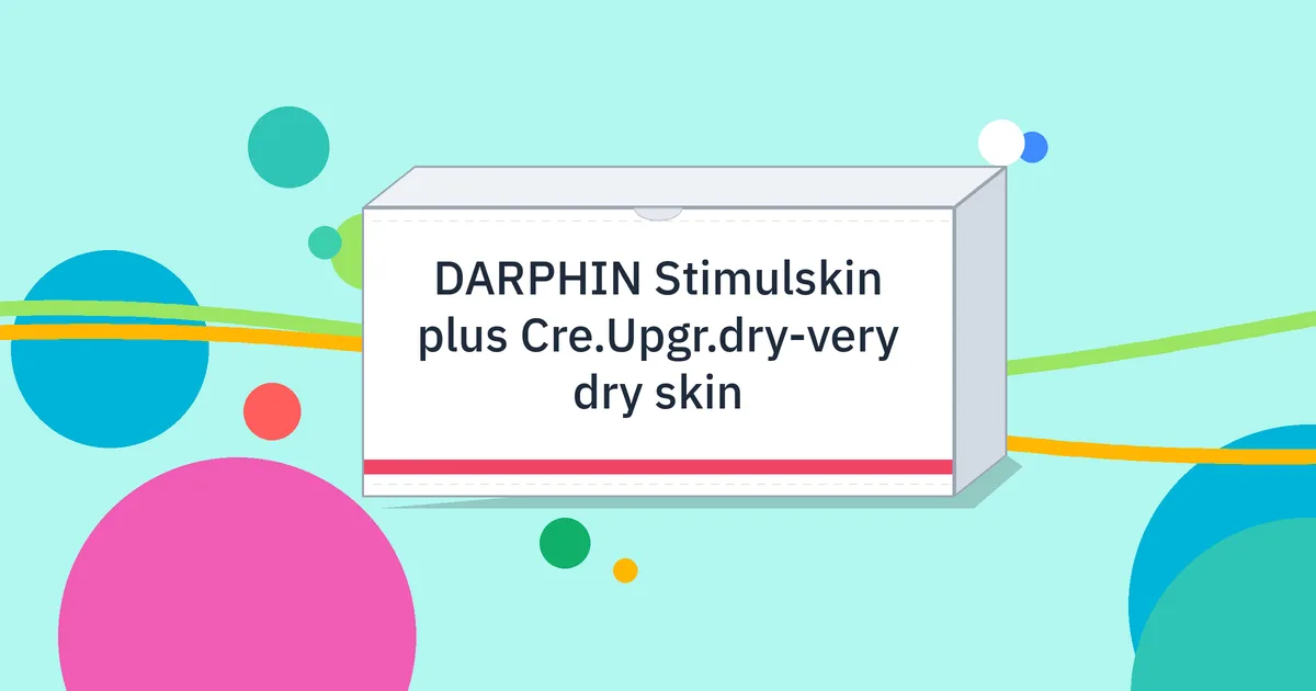 Symbolbild: Packung mit der Aufschrift DARPHIN Stimulskin plus Cre.Upgr.dry-very dry skin (PZN 16799614) – Verfügbarkeit und Bezug in Apotheken in Frankfurt am Main