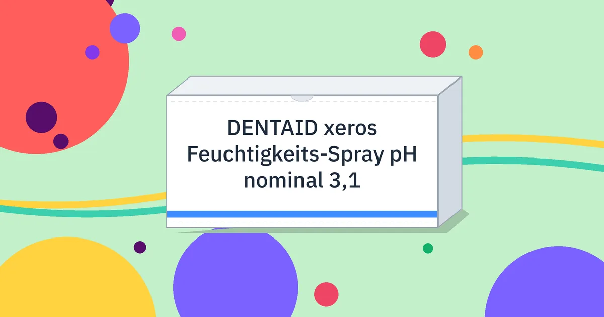 Symbolbild: Packung mit der Aufschrift DENTAID xeros Feuchtigkeits-Spray pH nominal 3,1 (PZN 06835131) – Verfügbarkeit und Bezug in Apotheken in Frankfurt am Main