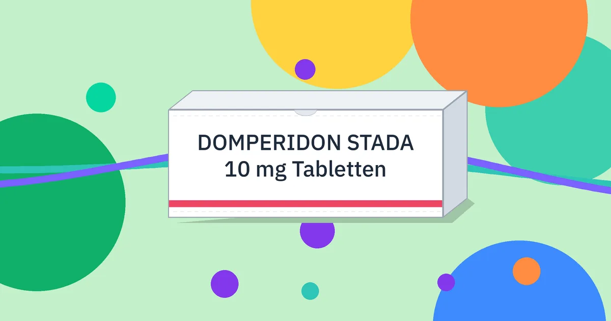 Symbolbild: Packung mit der Aufschrift DOMPERIDON STADA 10 mg Tabletten (PZN 02764262) – Verfügbarkeit und Bezug in Apotheken in Frankfurt am Main