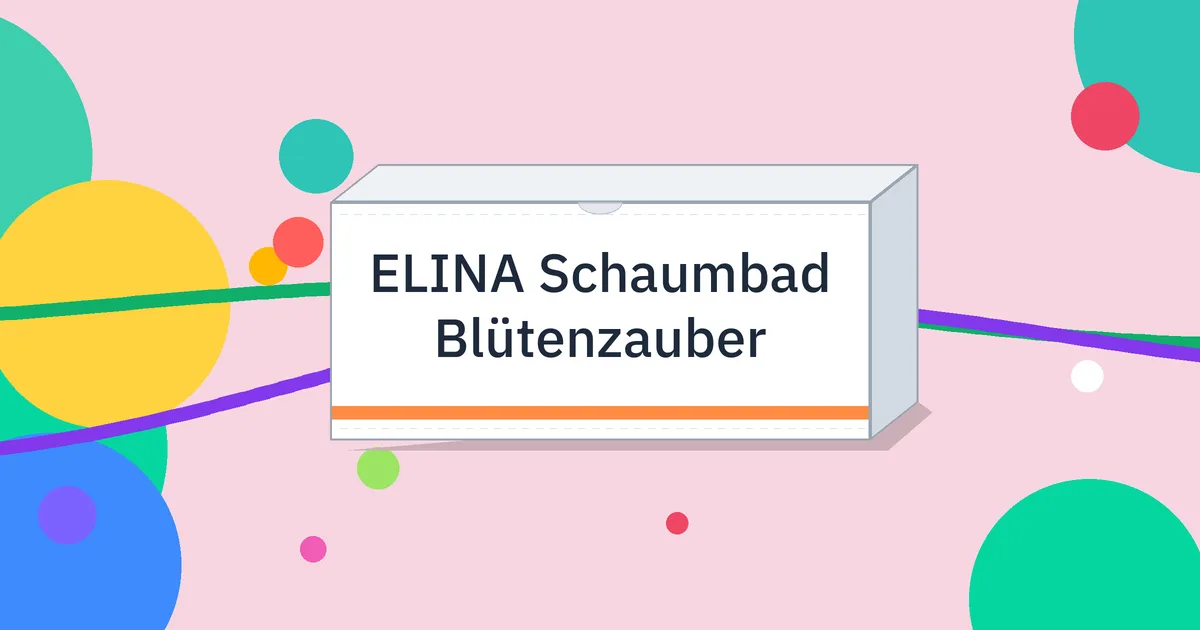 Symbolbild: Packung mit der Aufschrift ELINA Schaumbad Blütenzauber (PZN 17382833) – Verfügbarkeit und Bezug in Apotheken in Frankfurt am Main