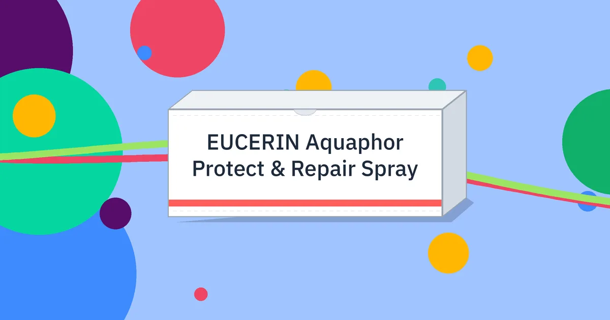Symbolbild: Packung mit der Aufschrift EUCERIN Aquaphor Protect & Repair Spray (PZN 16807294) – Verfügbarkeit und Bezug in Apotheken in Frankfurt am Main