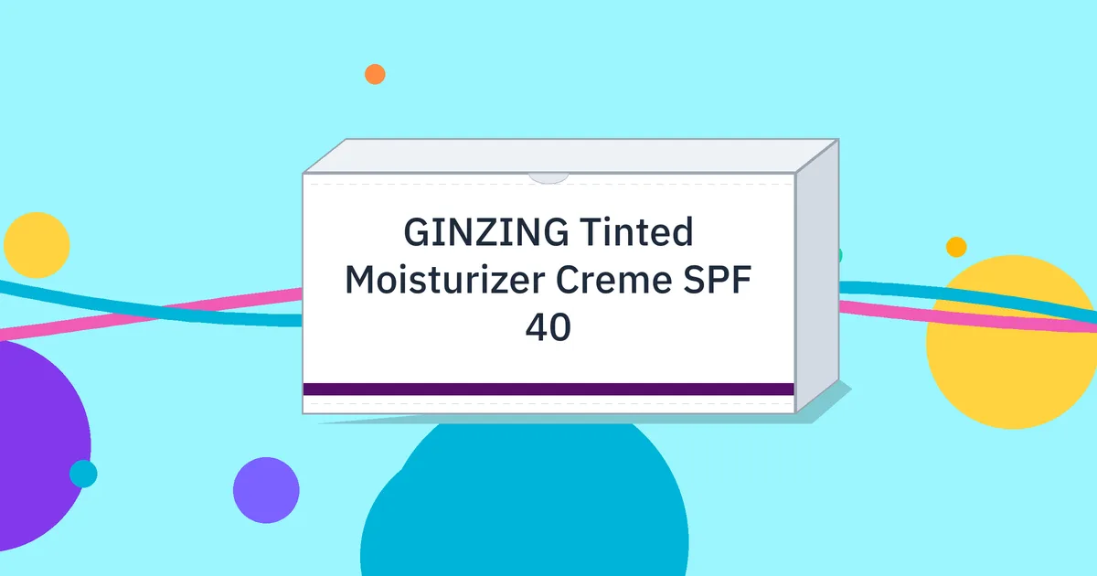 Symbolbild: Packung mit der Aufschrift GINZING Tinted Moisturizer Creme SPF 40 (PZN 18863227) – Verfügbarkeit und Bezug in Apotheken in Frankfurt am Main