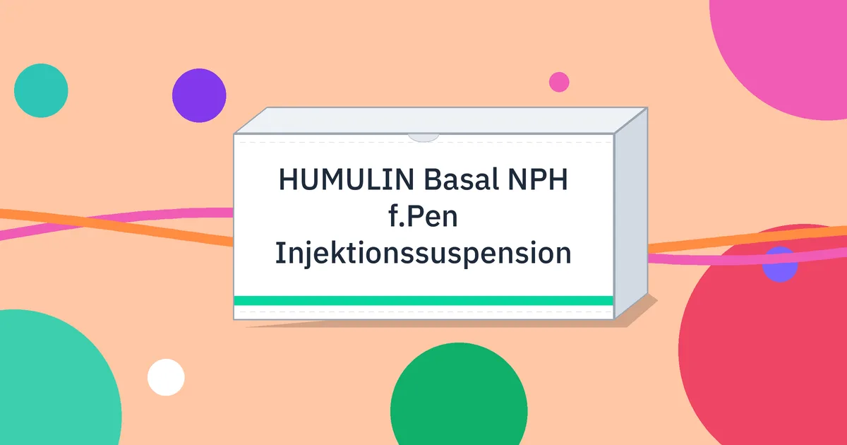 Symbolbild: Packung mit der Aufschrift HUMULIN Basal NPH f.Pen Injektionssuspension (PZN 06079072) – Verfügbarkeit und Bezug in Apotheken in Frankfurt am Main