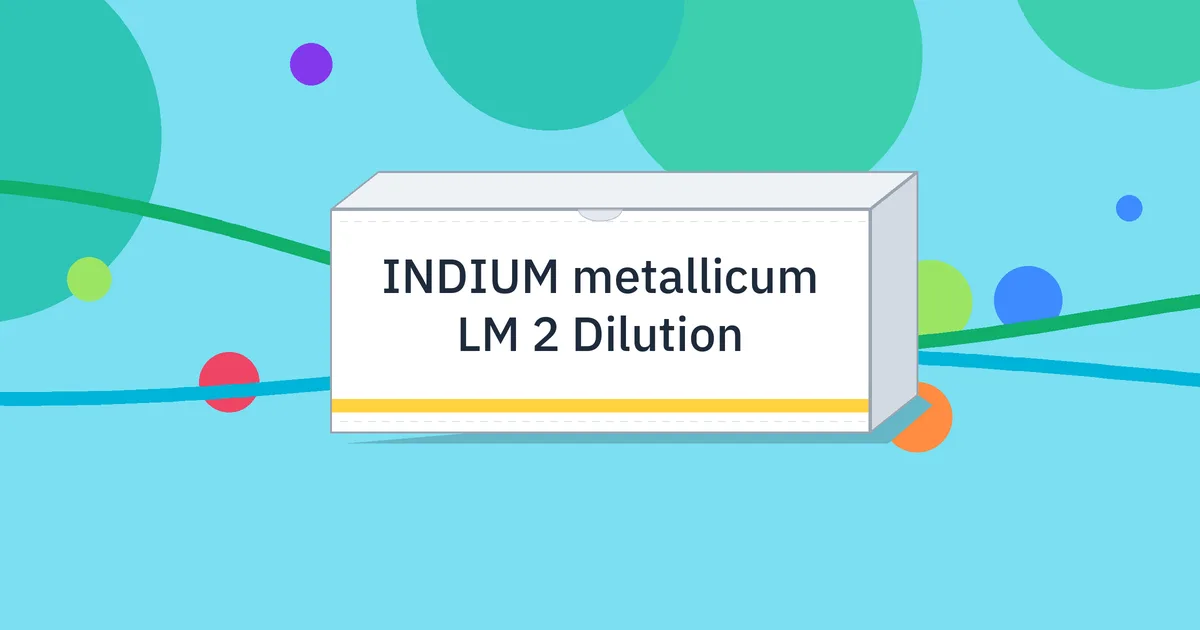 Symbolbild: Packung mit der Aufschrift INDIUM metallicum LM 2 Dilution (PZN 12912427) – Verfügbarkeit und Bezug in Apotheken in Frankfurt am Main